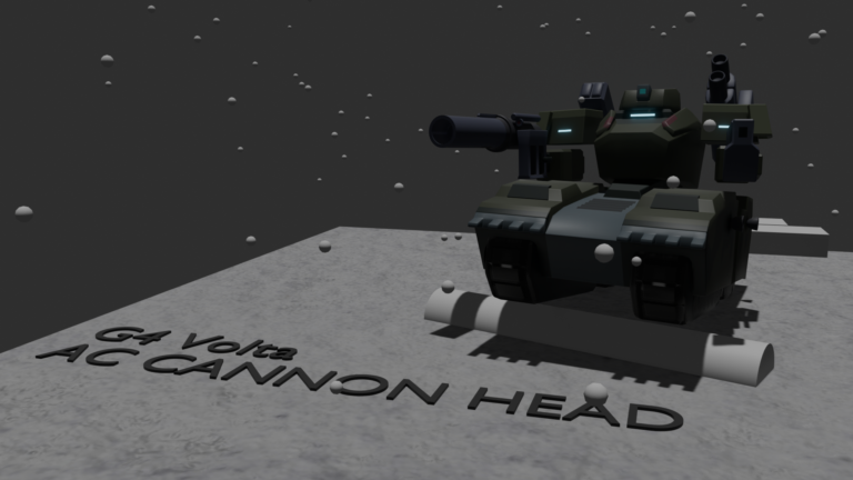 アーマードコア6 G4 キャノンヘッドのSDモデルを作ってみた - SD Robbit工房