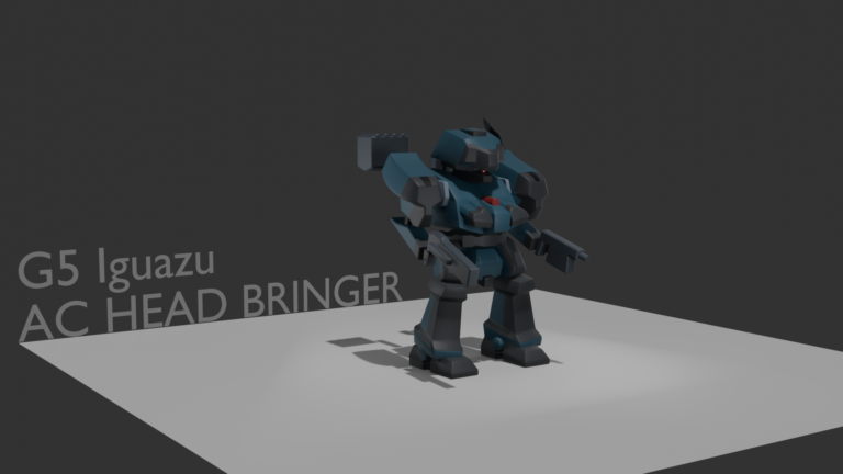 アーマードコア6 G5 ヘッドブリンガーのSDモデルを作ってみた - SD Robbit工房