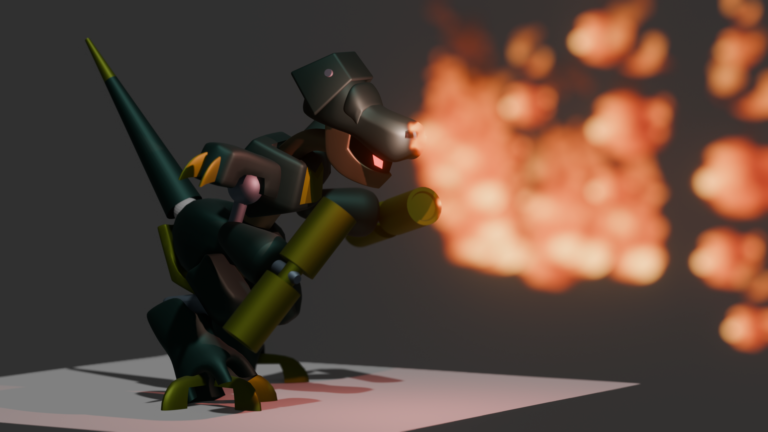 メダロットをblenderで作ってみたその7 - SD Robbit工房