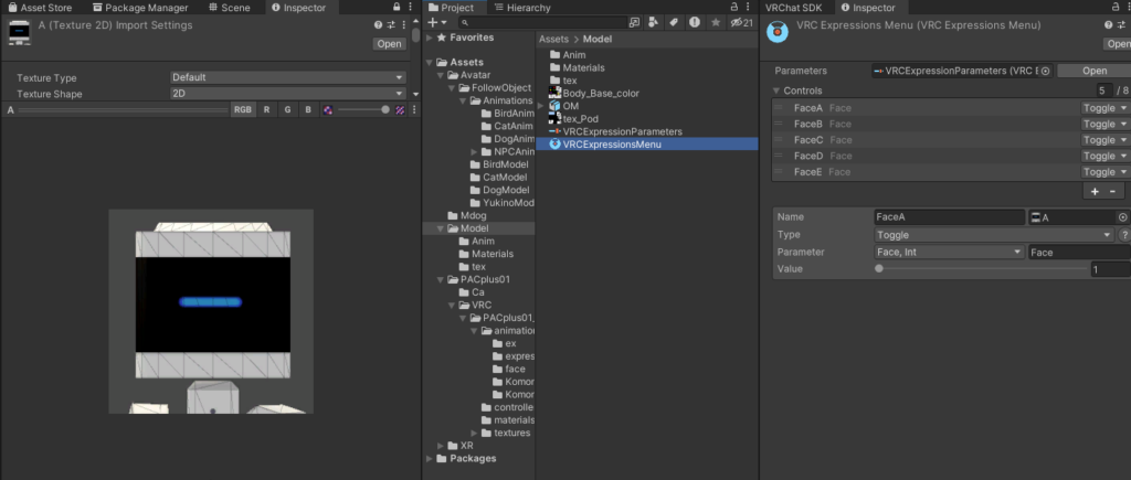 VRchatアバターをblenderで自作してみた、逆関節ミニロボットのPodkun
